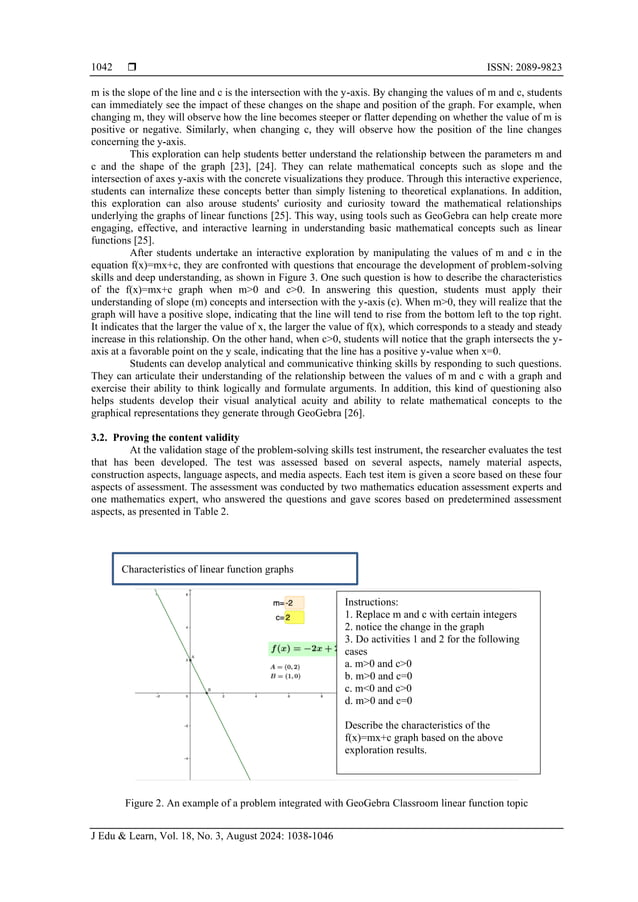 Designing mathematics problem-solving assessment with GeoGebra ...