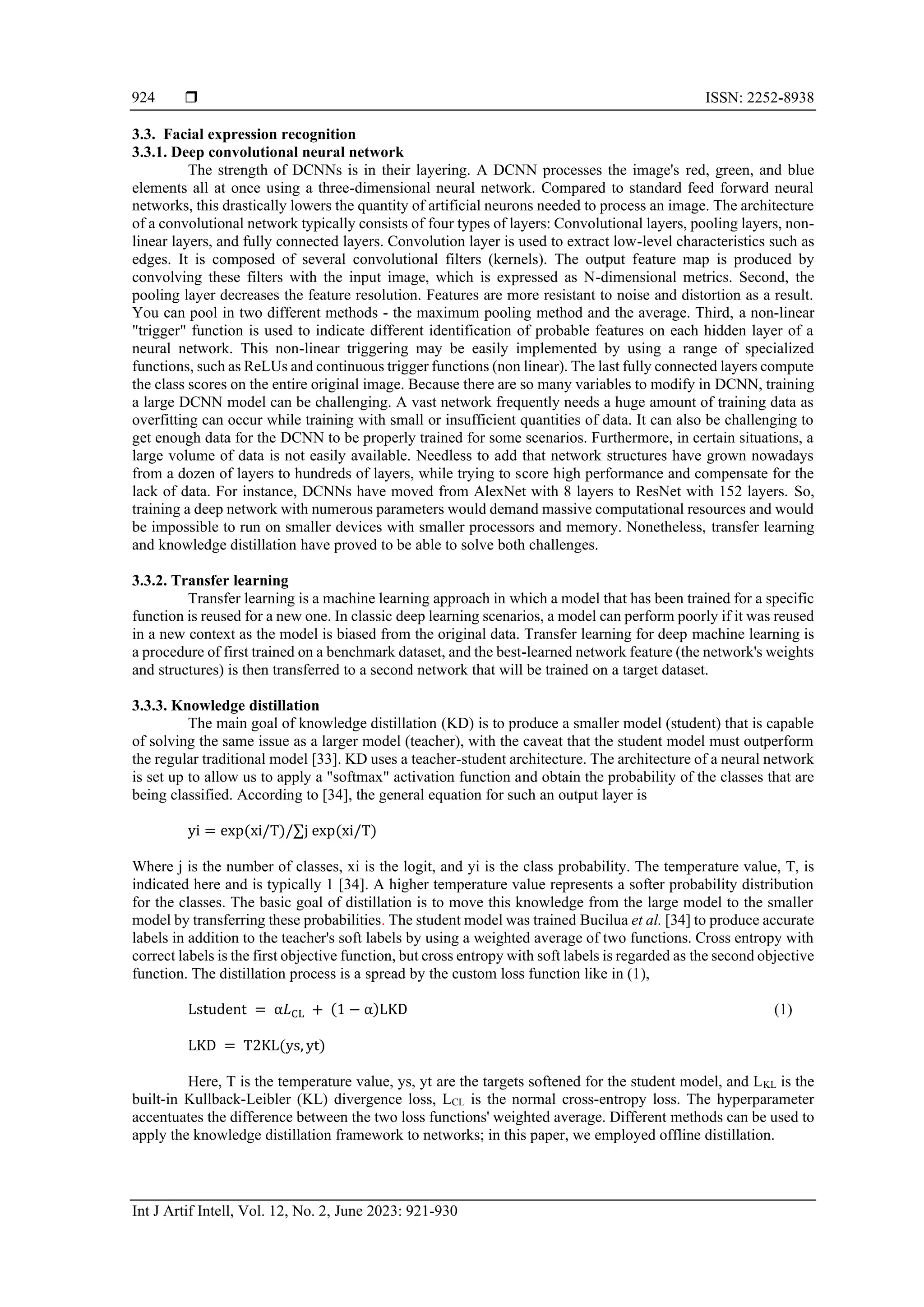 Facial expression recognition of masked faces using deep learning | PDF