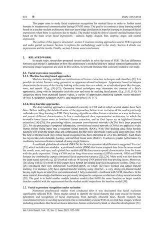 Facial expression recognition of masked faces using deep learning | PDF