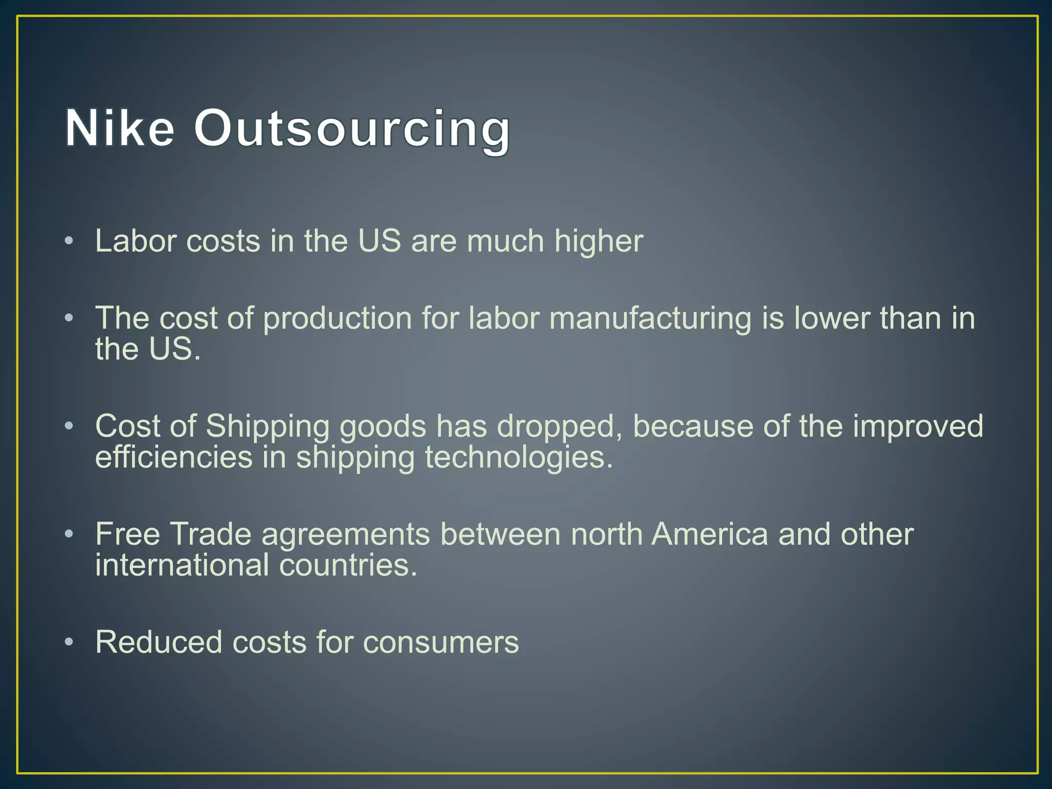 Supply Chain Management-Nike | PPTX