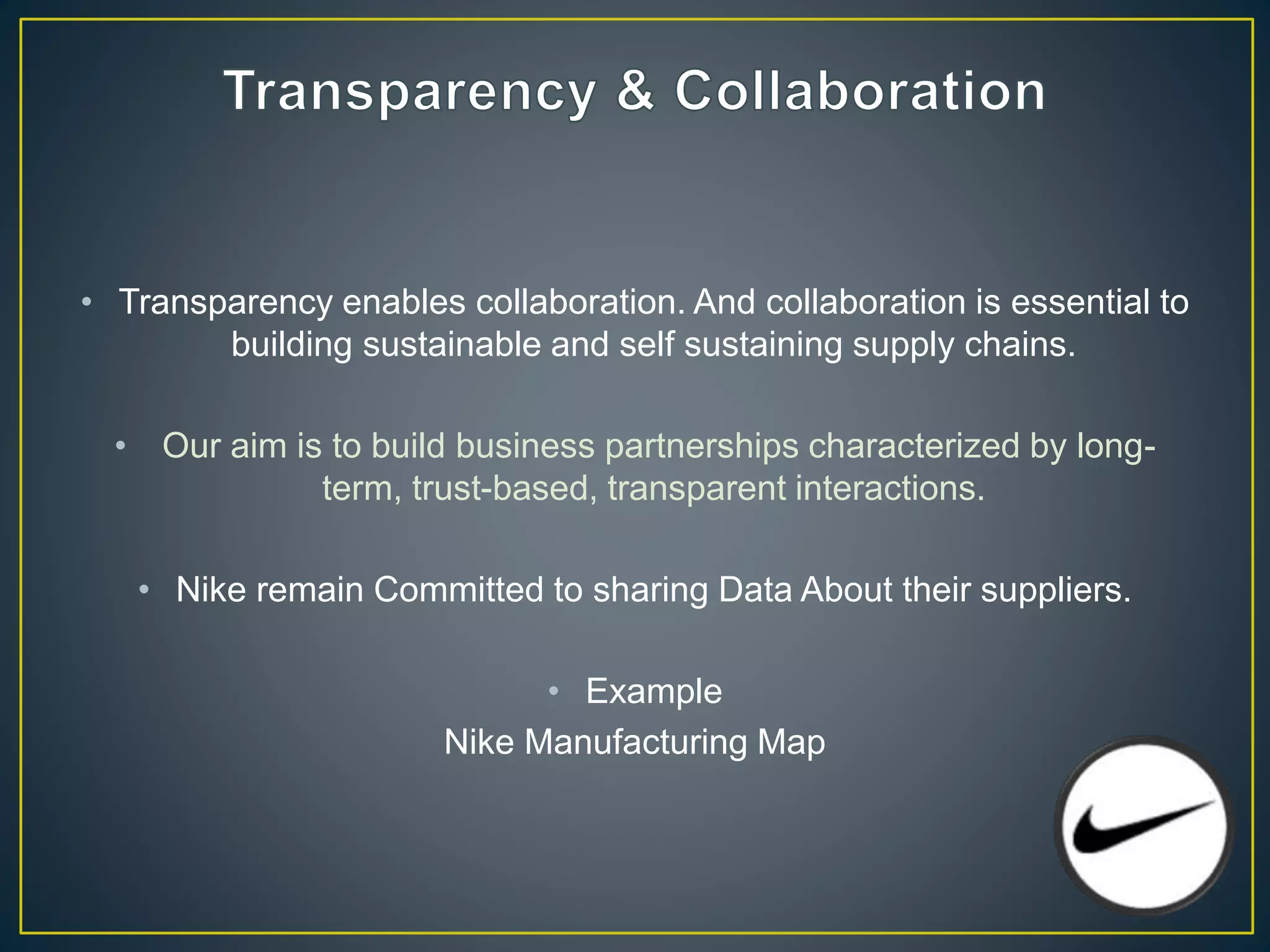 Supply Chain Management-Nike | PPTX