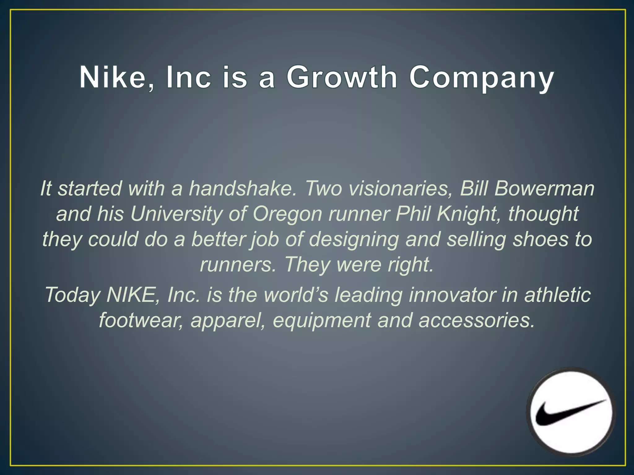 Supply Chain Management-Nike | PPTX