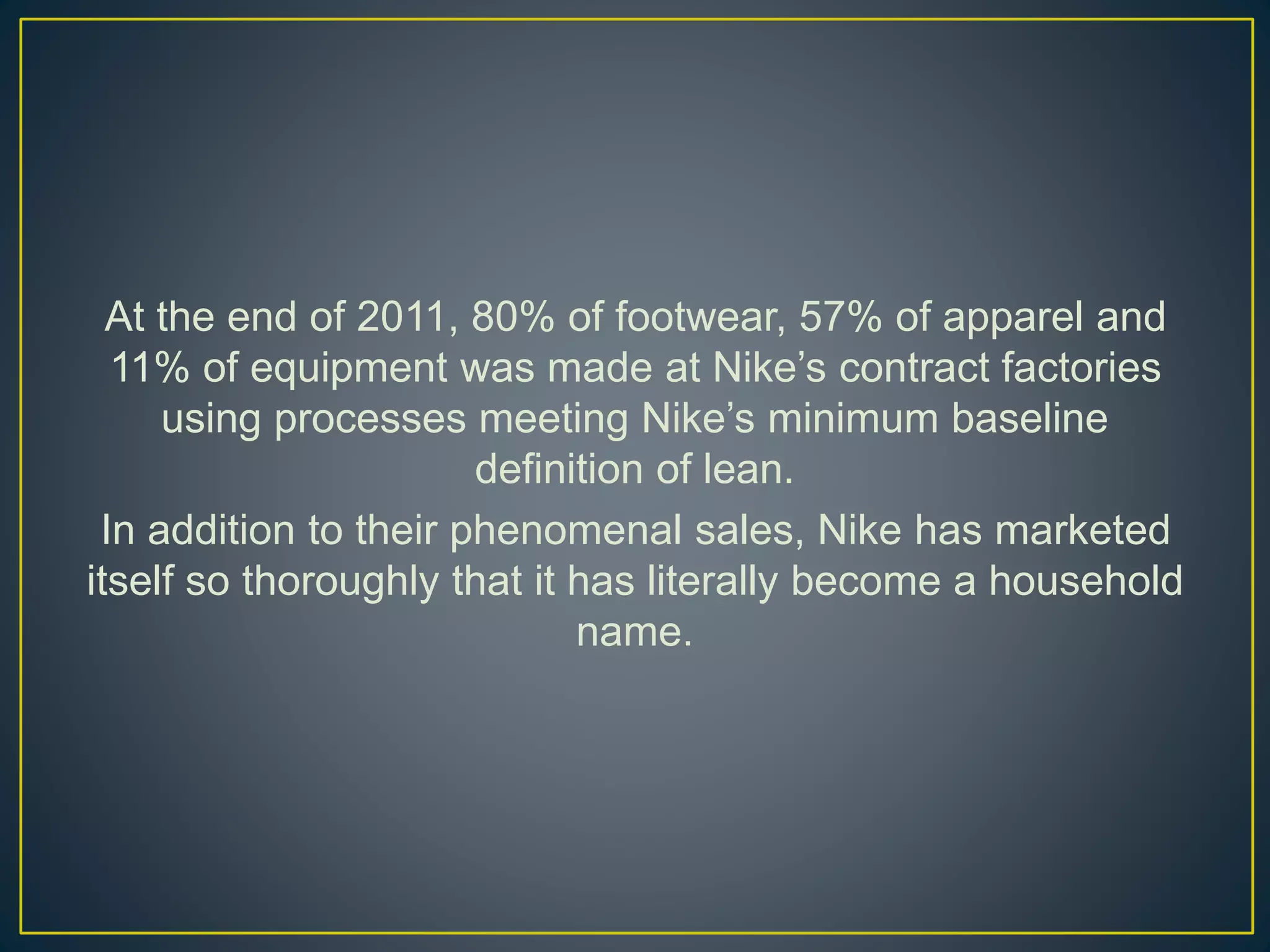 Supply Chain Management-Nike | PPTX