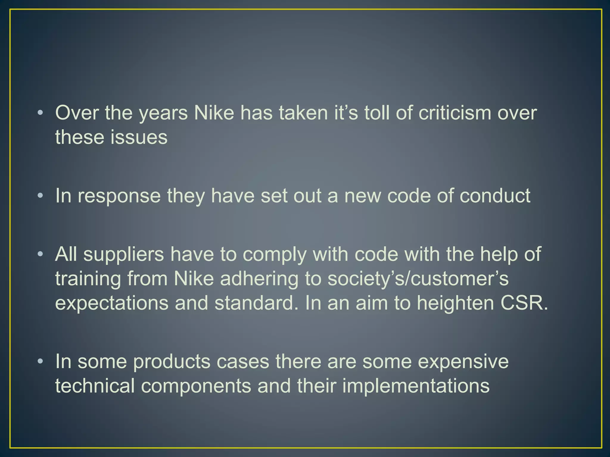 Supply Chain Management-Nike | PPTX