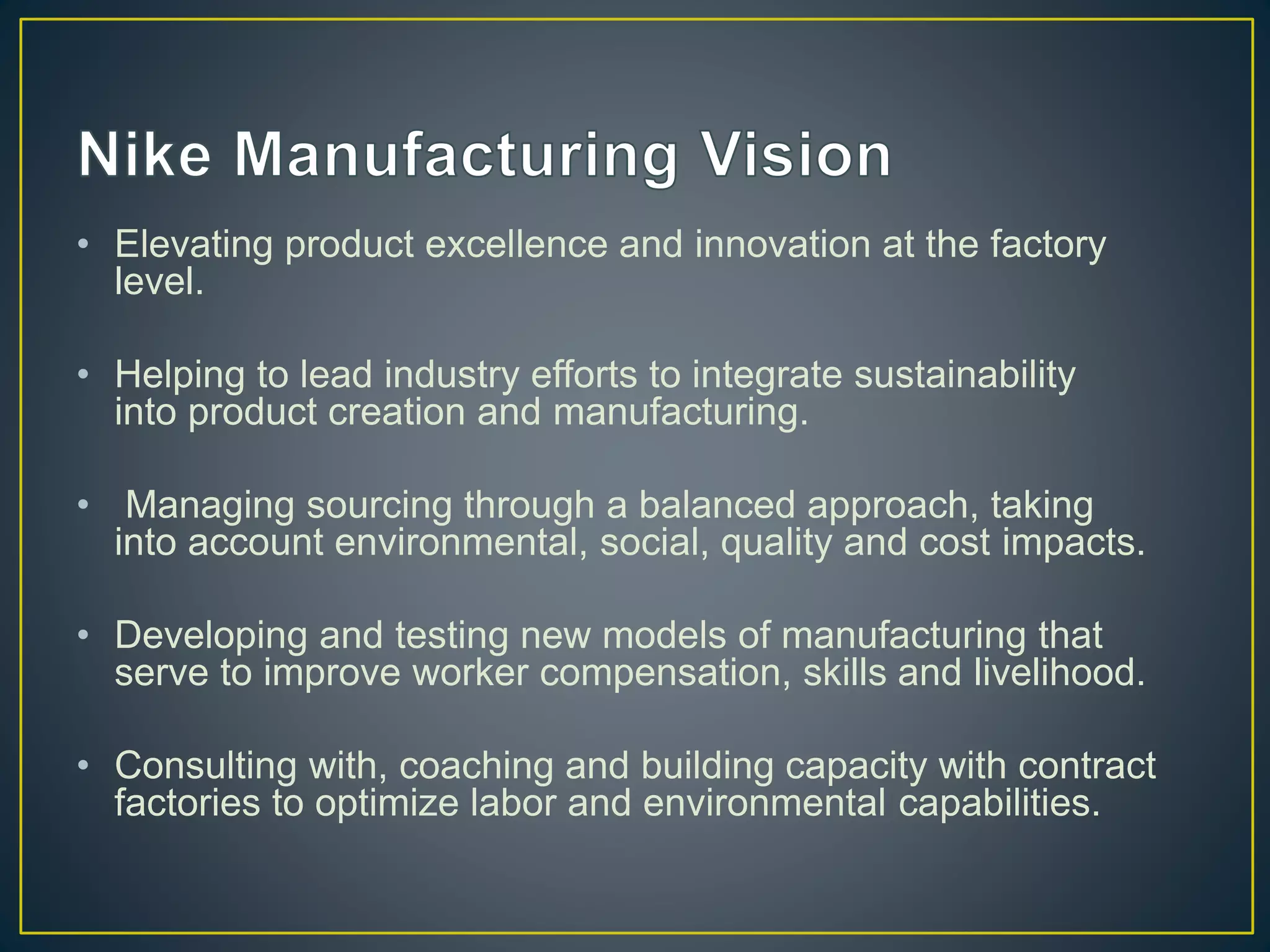 Supply Chain Management-Nike | PPTX