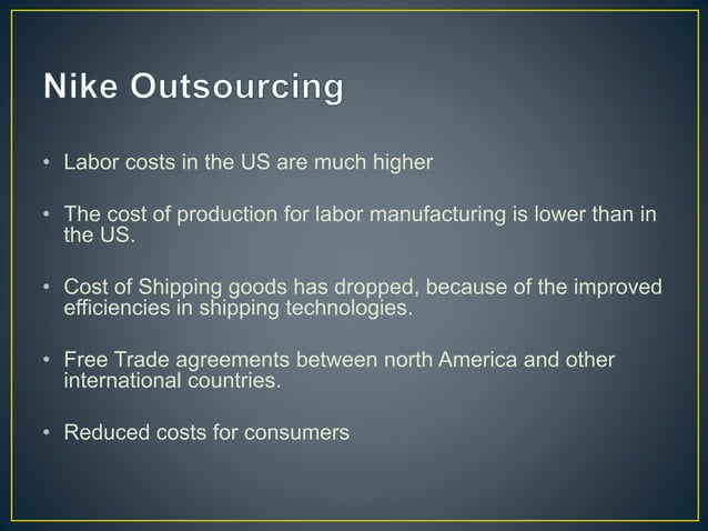 Supply Chain Management-Nike | PPTX