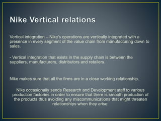 Supply Chain Management-Nike | PPTX