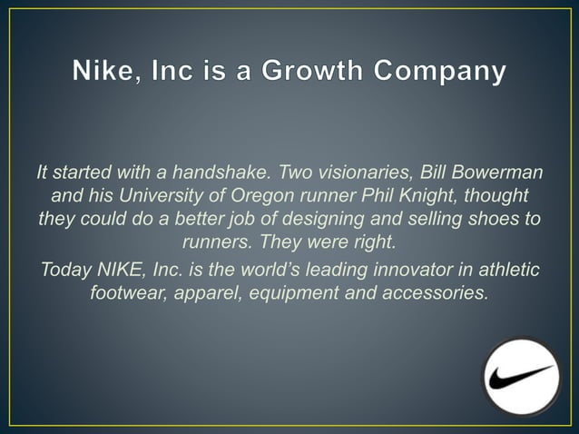 Supply Chain Management-Nike | PPTX