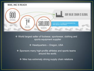 Supply Chain Management-Nike | PPTX