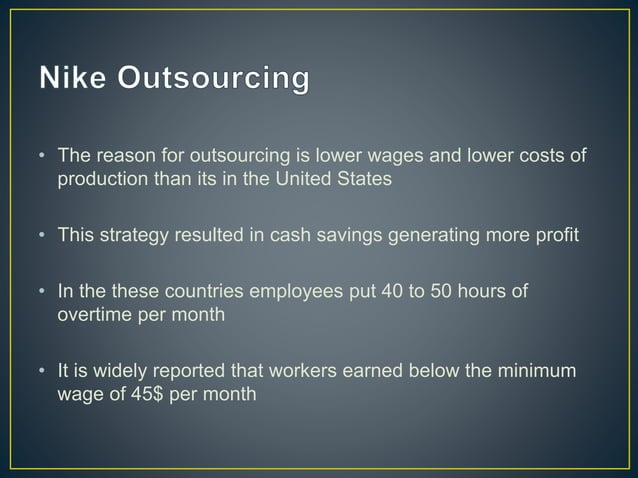 Supply Chain Management-Nike | PPTX
