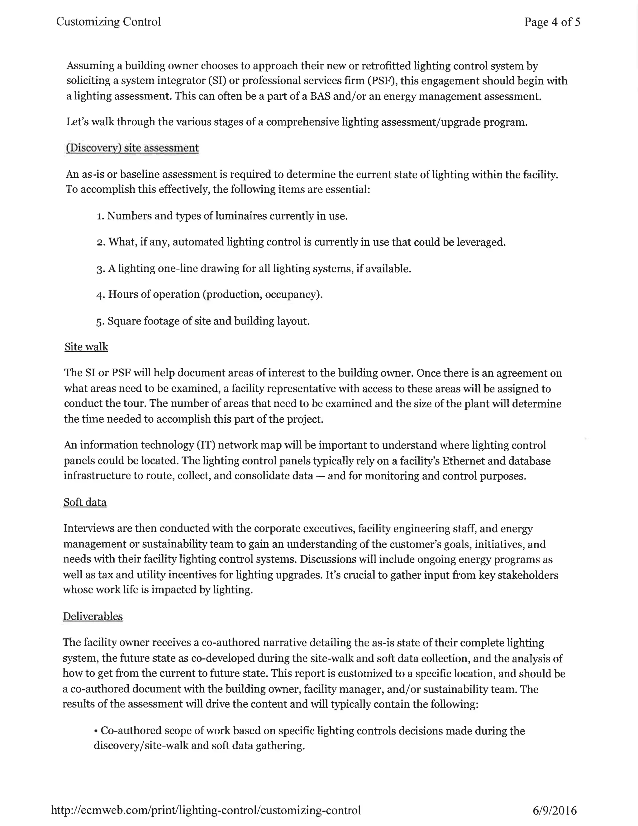 EC&M Customizing Control BAS-Lighting | PDF