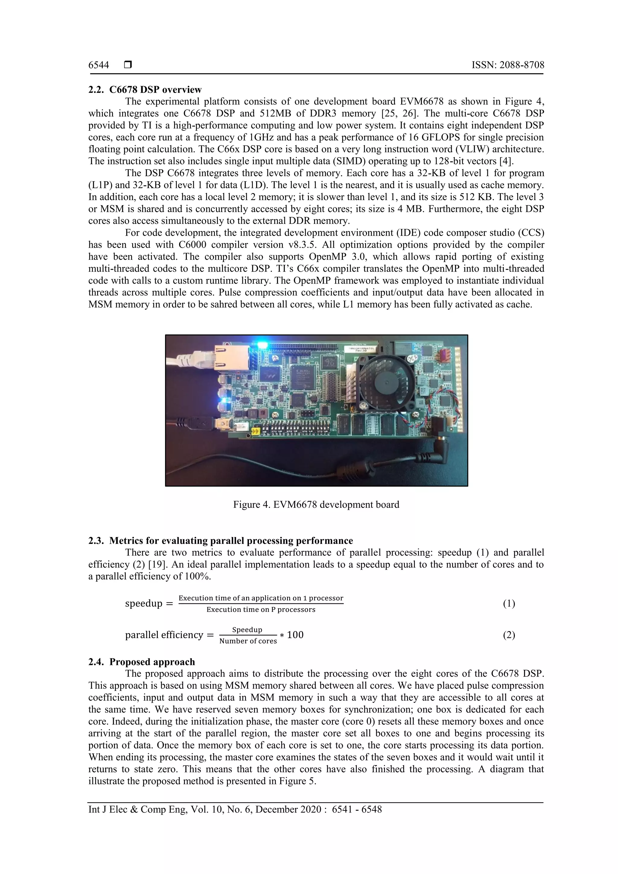 Parallel implementation of pulse compression method on a multi-core ... Parallel implementation of pulse compression method on a multi-core ...