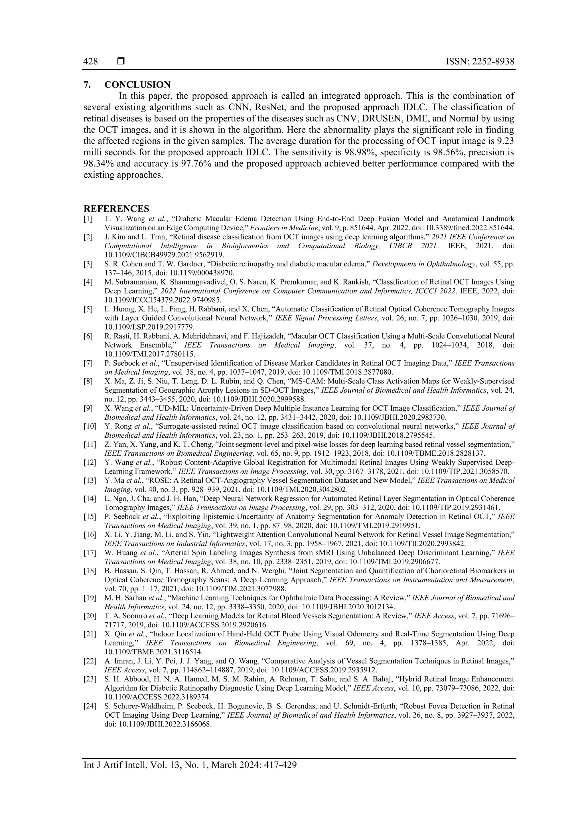 An Improved Dynamic Layered Classification Of Retinal Diseases Pdf
