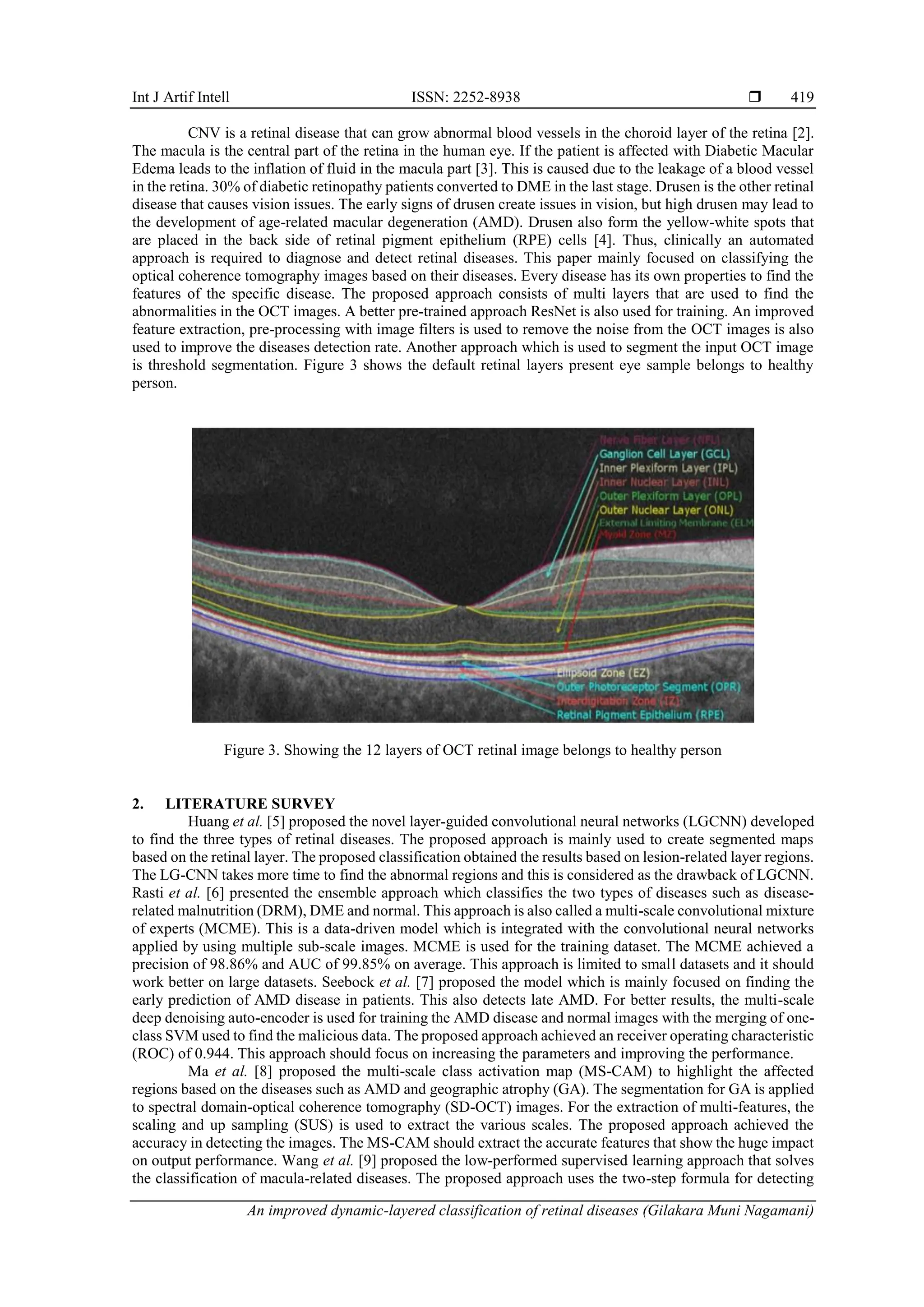 An improved dynamic-layered classification of retinal diseases | PDF