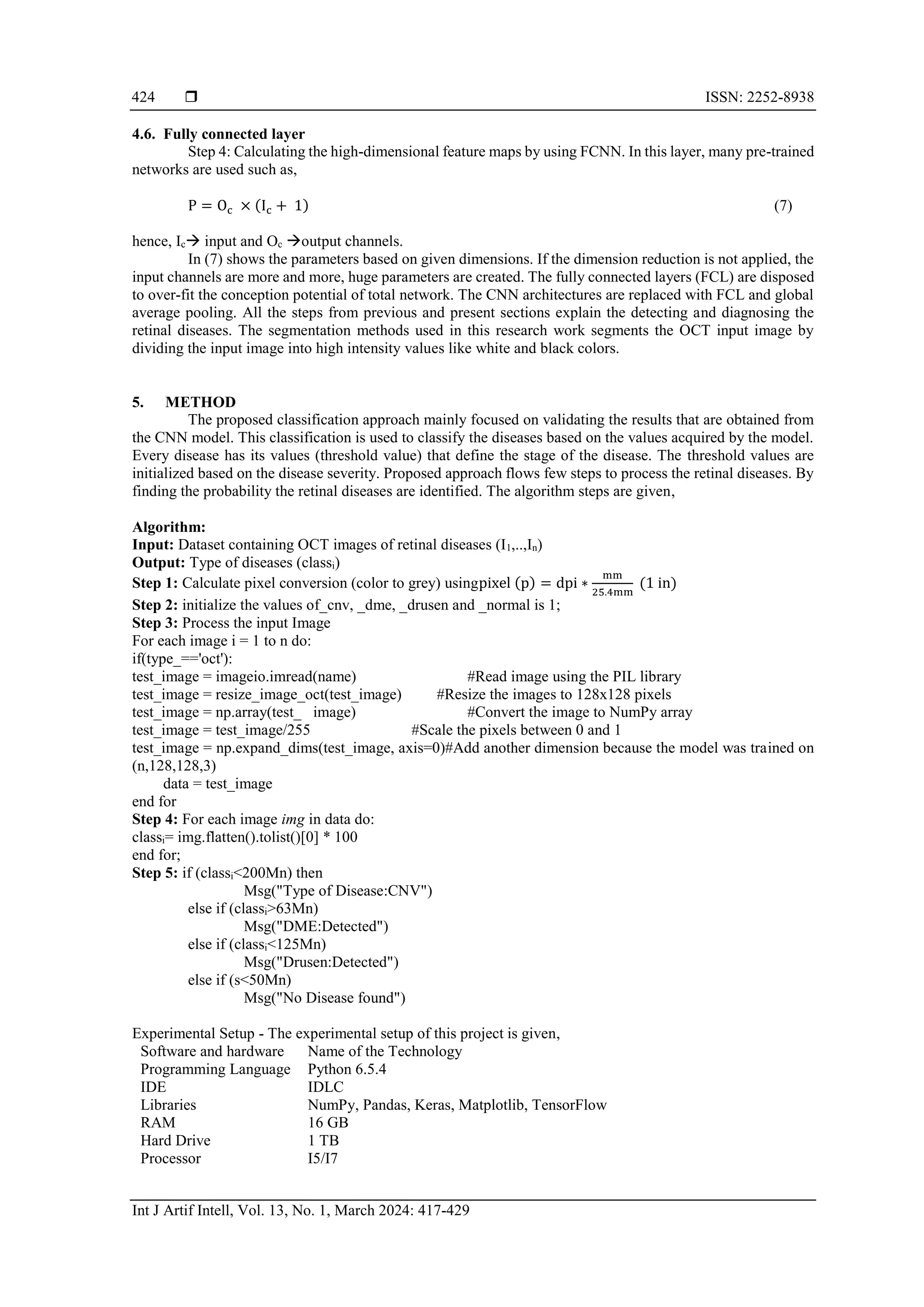 An Improved Dynamic Layered Classification Of Retinal Diseases Pdf