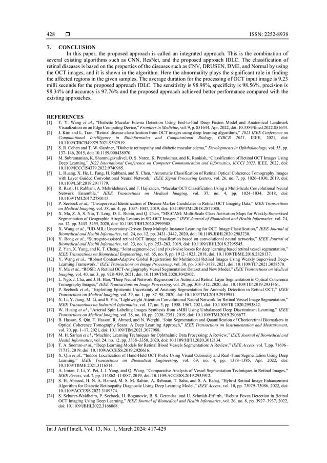 An improved dynamic-layered classification of retinal diseases | PDF ...