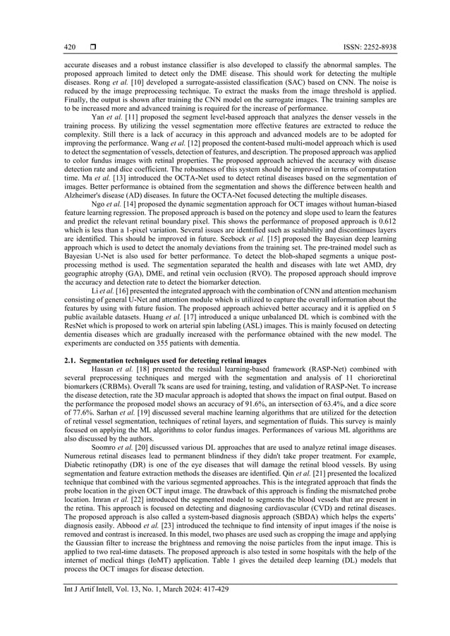 An improved dynamic-layered classification of retinal diseases | PDF ...