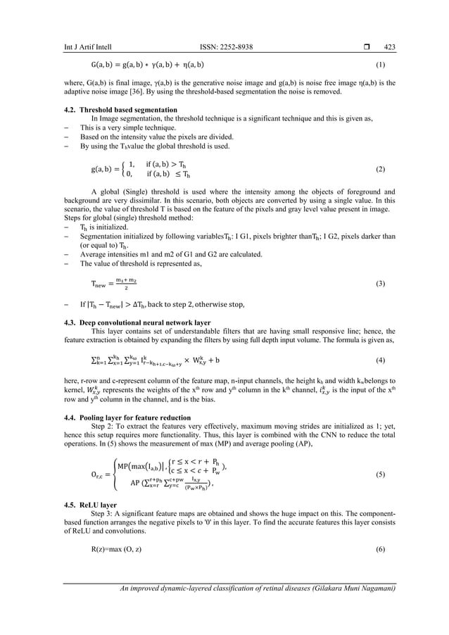 An improved dynamic-layered classification of retinal diseases | PDF ...