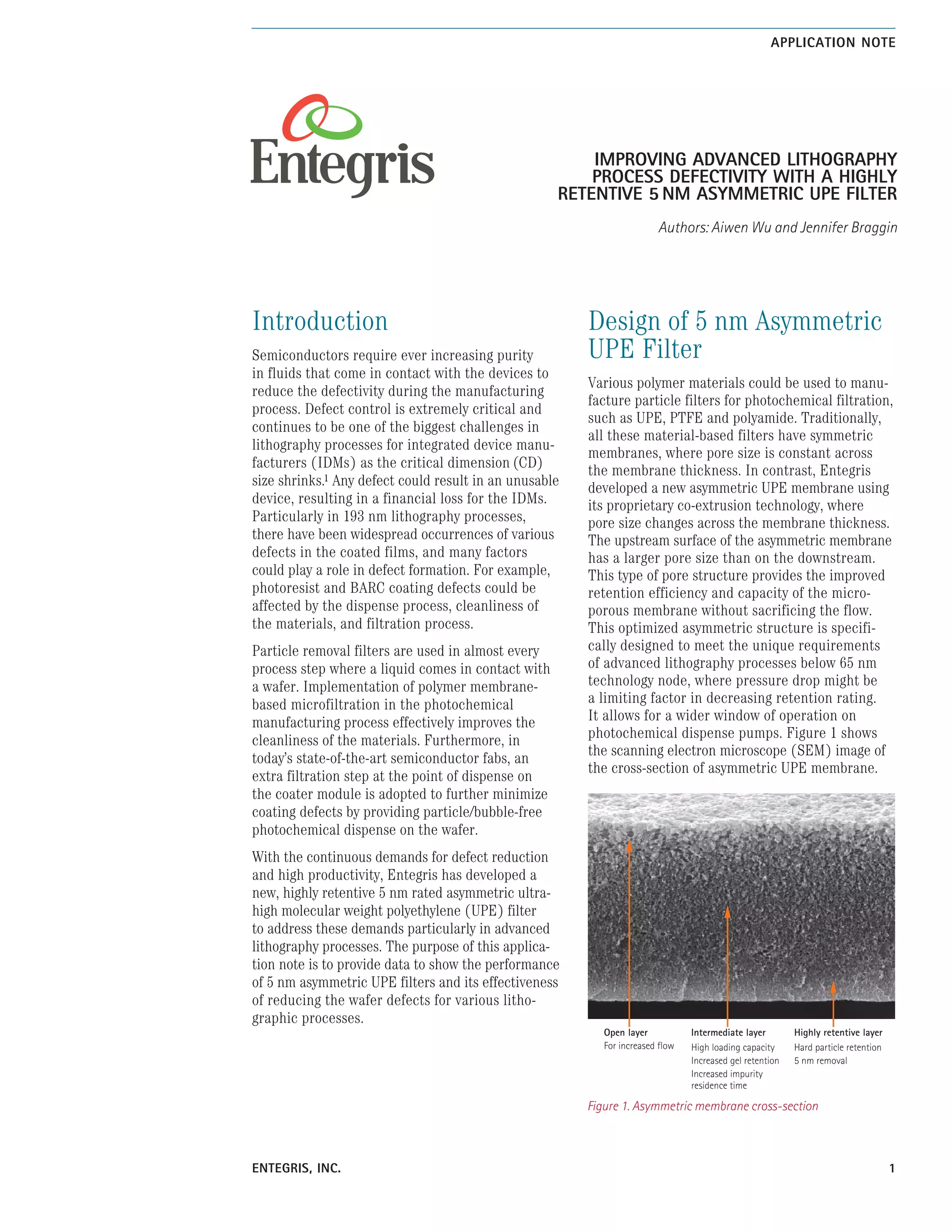 Improving Advanced Lithography Process Defectivity with a Highly ...