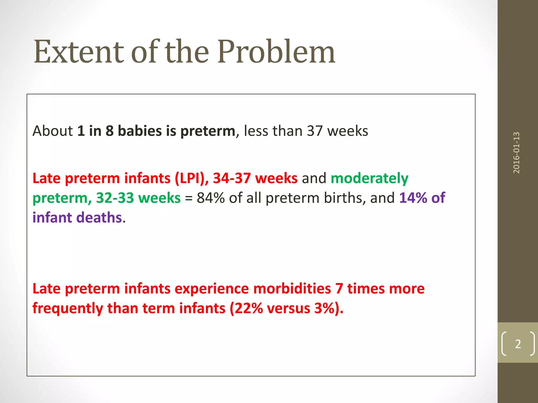 Late Preterm Infants Nursing Care | PPTX | Pregnancy | Reproductive Health