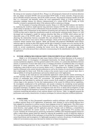 Malware threat analysis techniques and approaches for IoT applications: a review | PDF