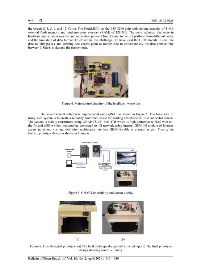 Design and development of intelligent waste bin system with ...