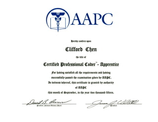 CPC Certificate | PDF