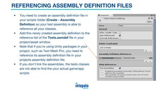 Unit testing in Unity | PDF