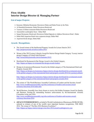 Firas - Resume - personal profile | PDF