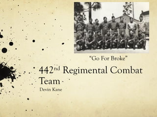442nd Regimental Combat Team Roster