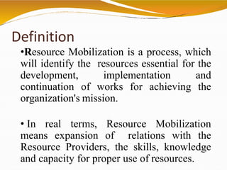 443037010-resource-mobilization strategy development | PPTX