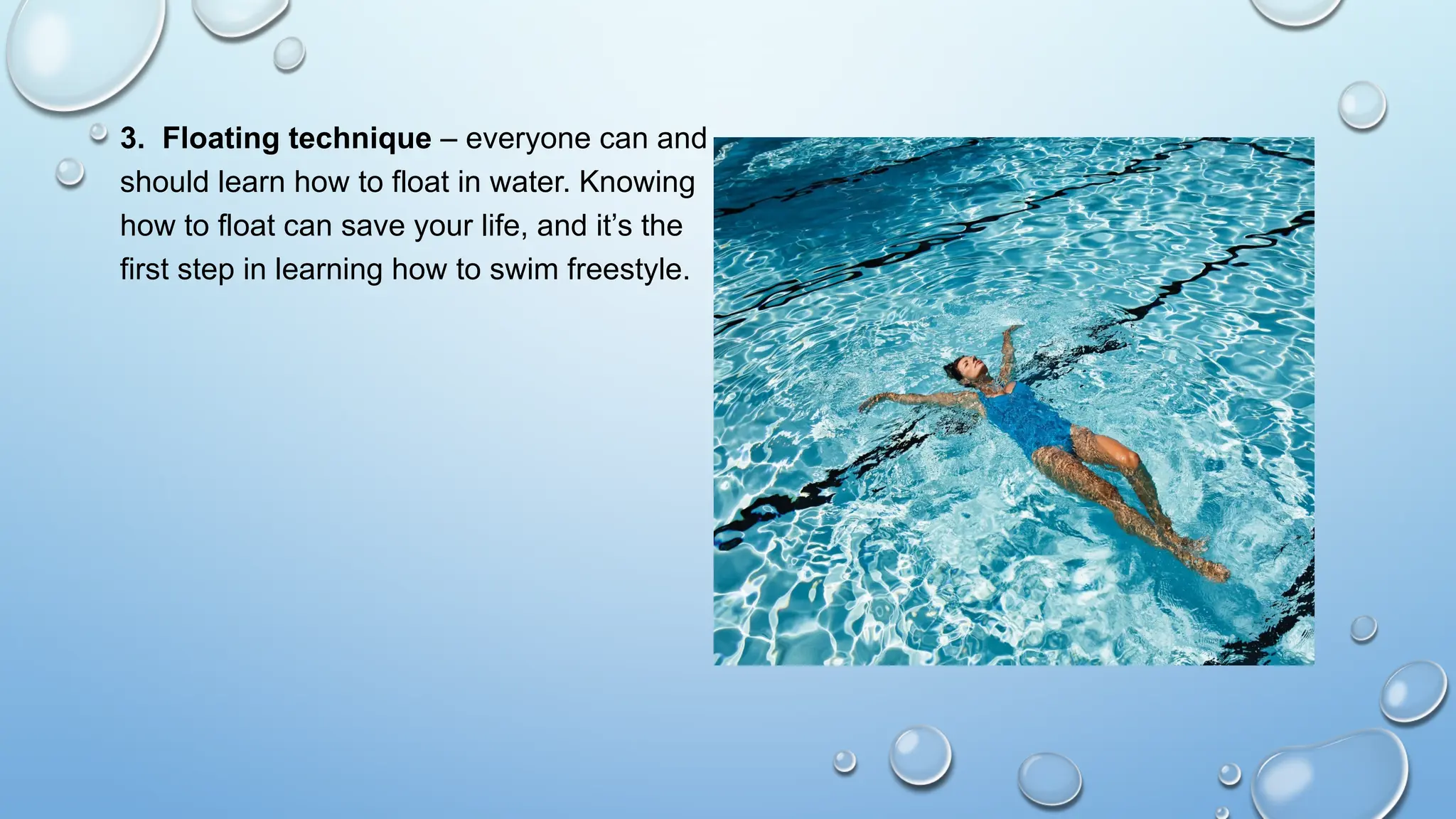 SWIMMING powerpoint to help you swims in | PDF