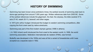 SWIMMING powerpoint to help you swims in | PDF
