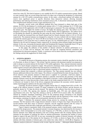 Influence analysis of director’s elements on the circular Yagi disc ...