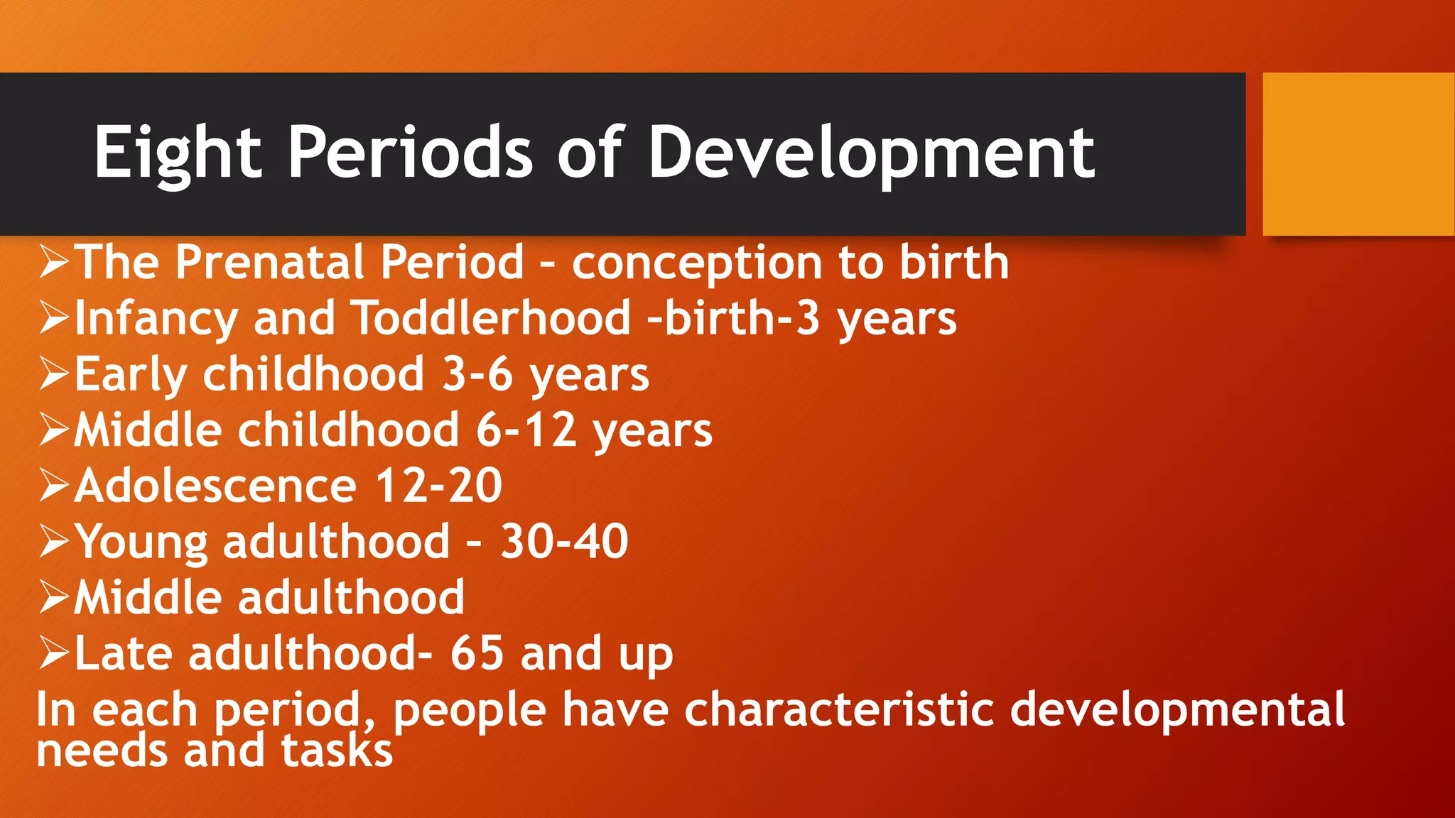 An Introduction to Understanding Life Span Human Development | PPTX