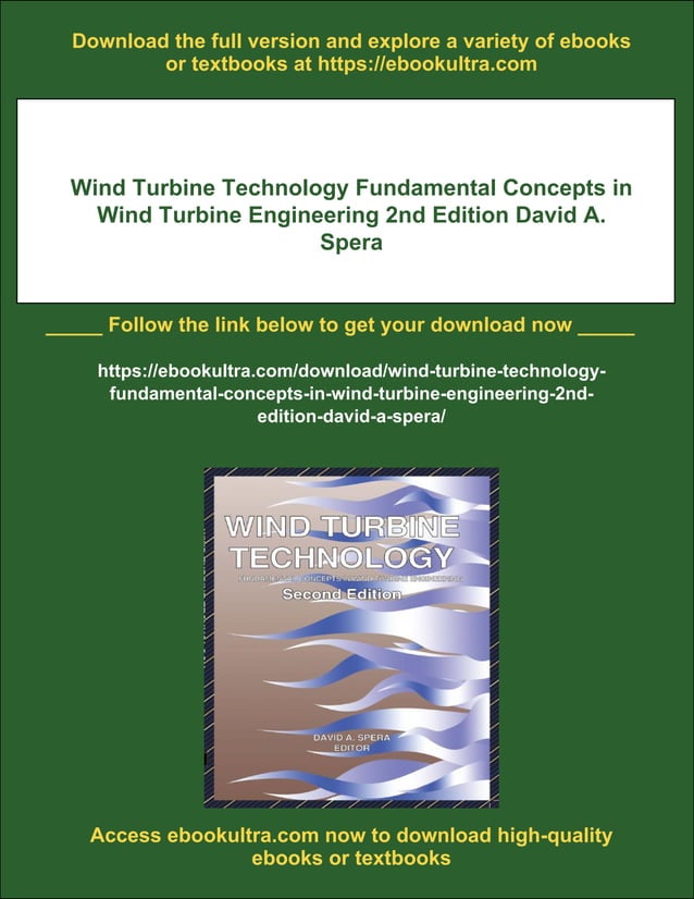 Wind Turbine Technology Fundamental Concepts in Wind Turbine ...
