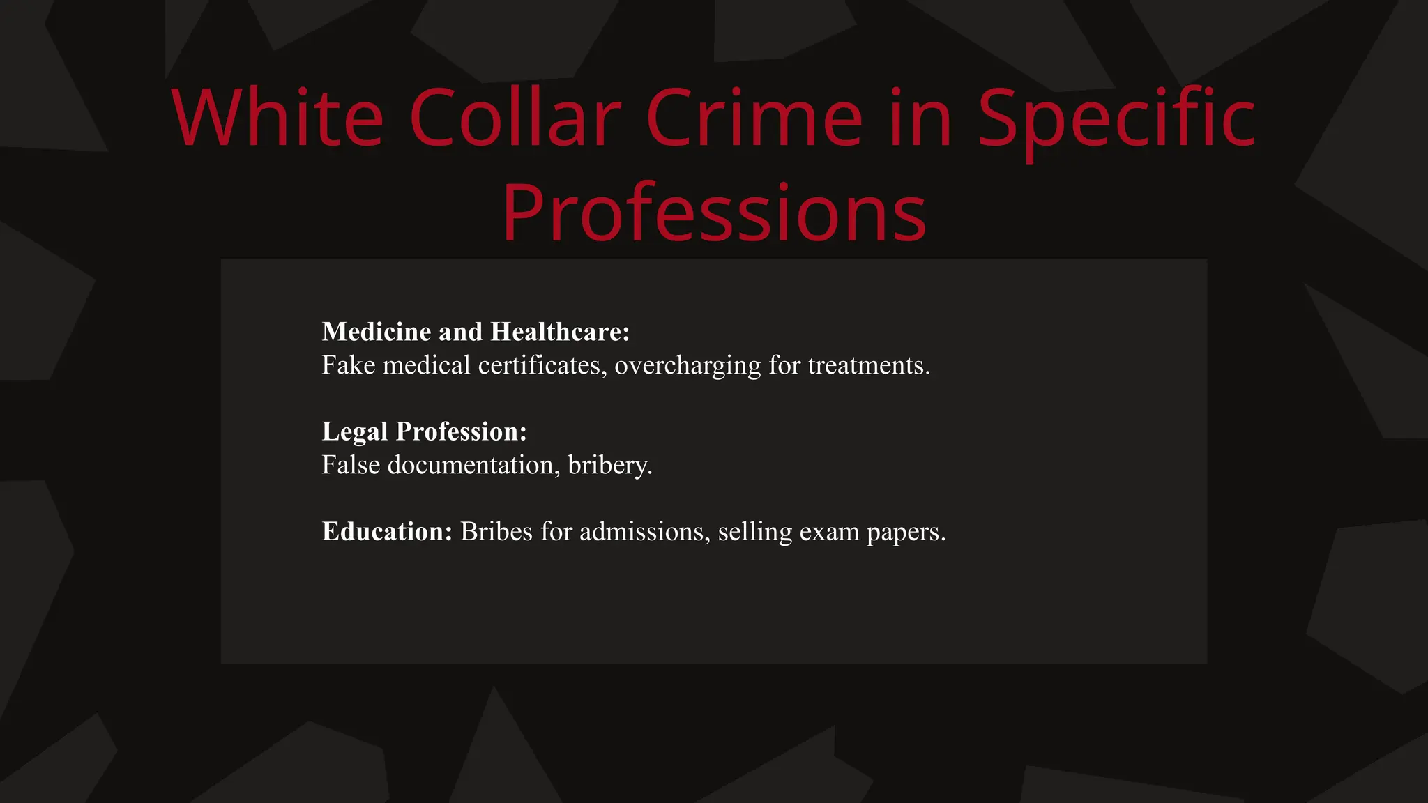 What are White Collar Crimes and its types.pptx