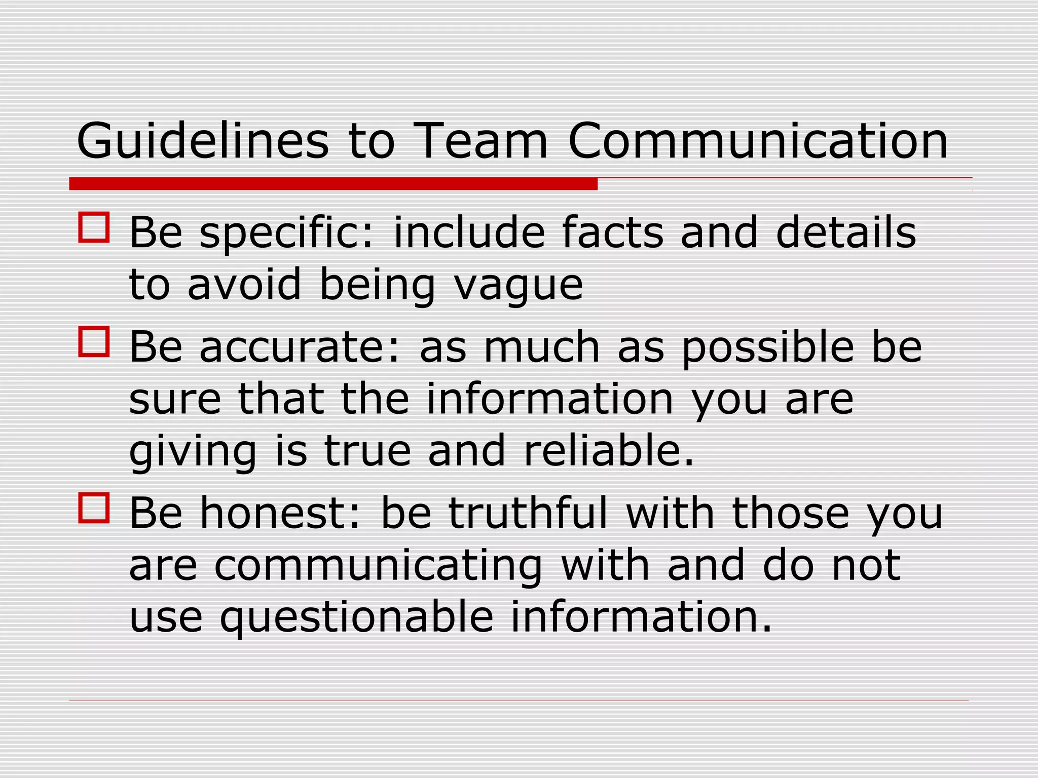 4437 team communication | PPT