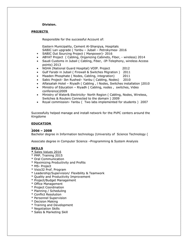 IBRAHIM CV 2016 | PDF