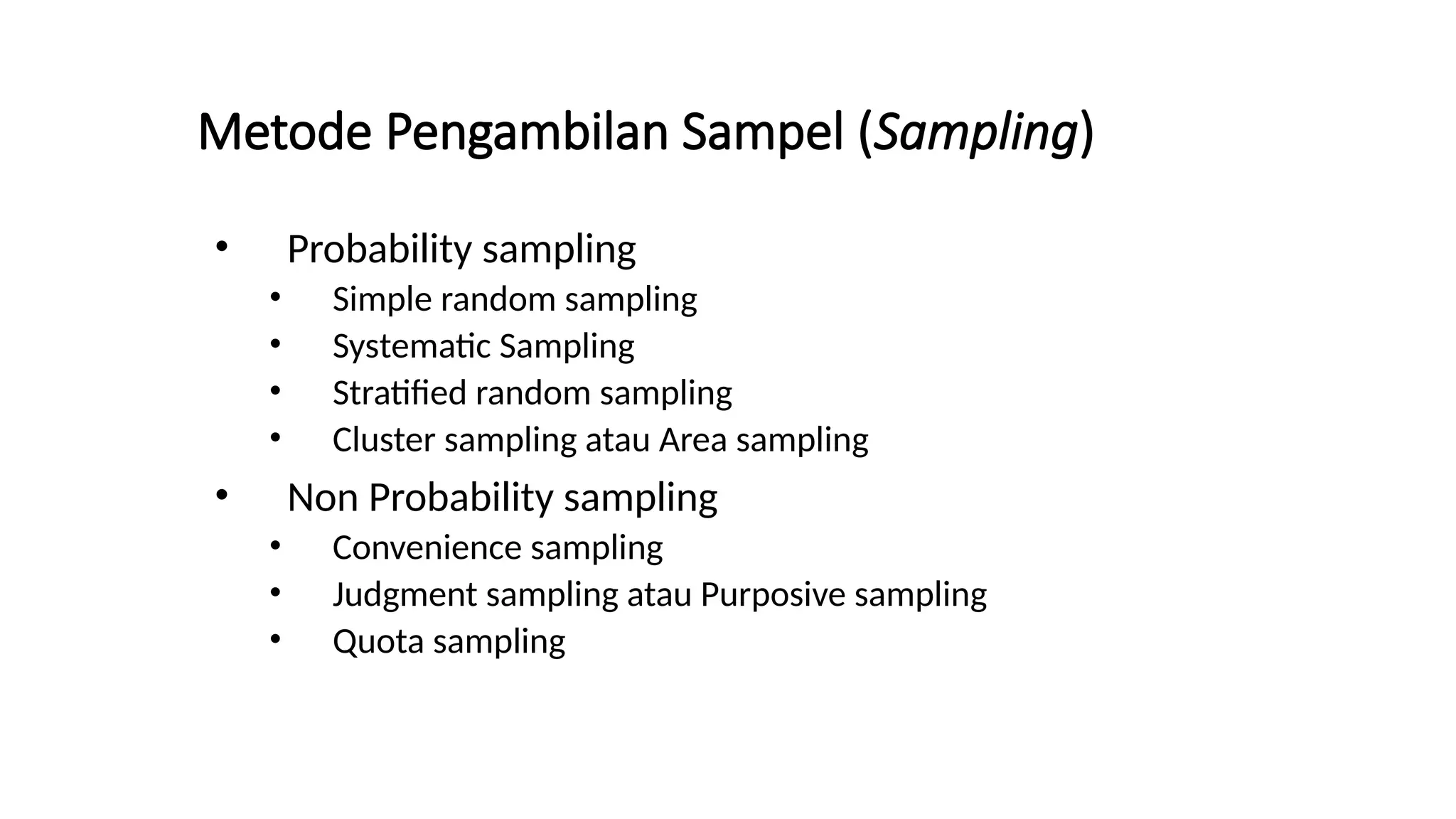 Metodologi penelitian. Pertemuan 9. populasi dan sampel | PPTX