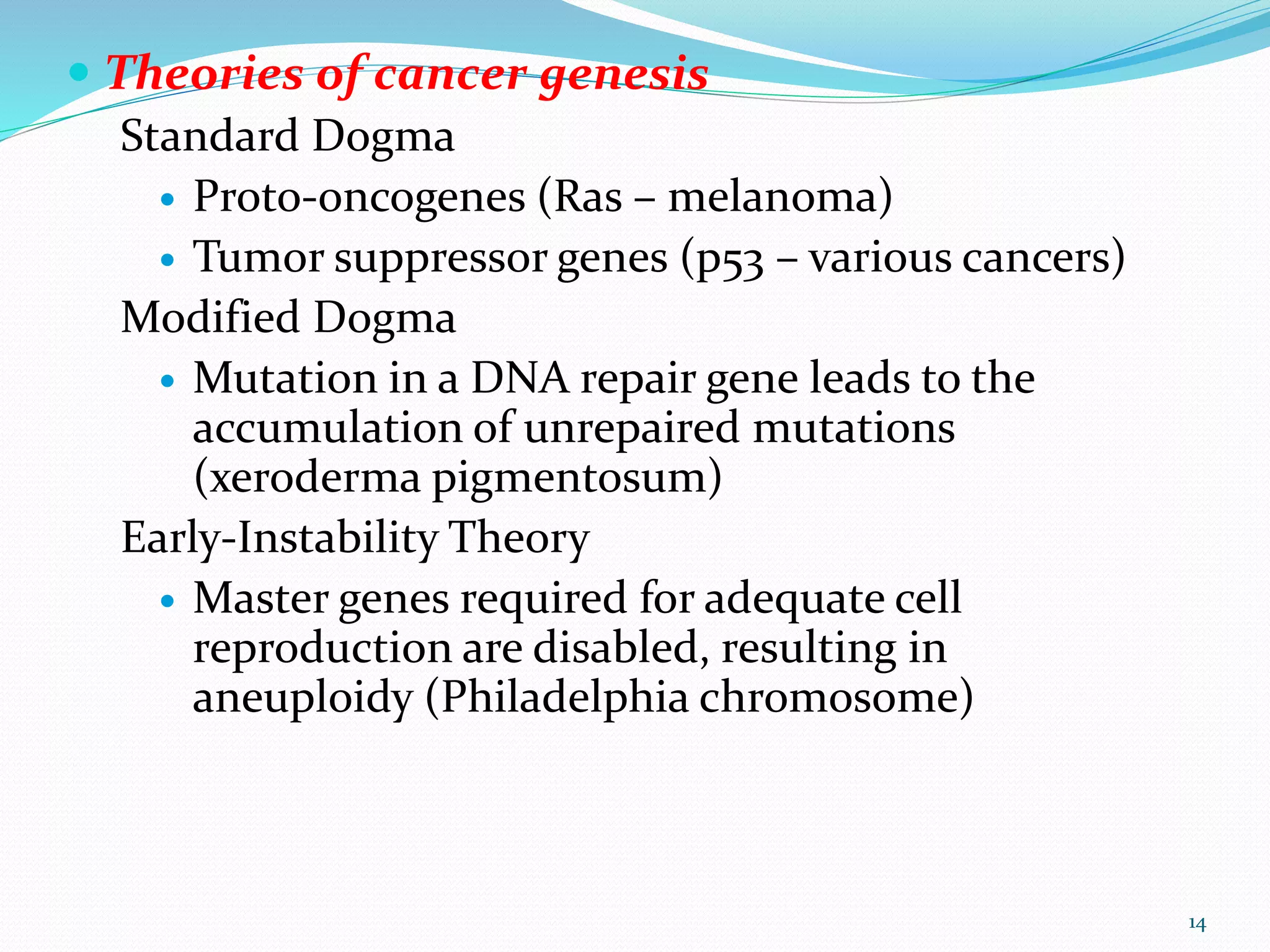 Molecular Basis of Cancer | PPTX