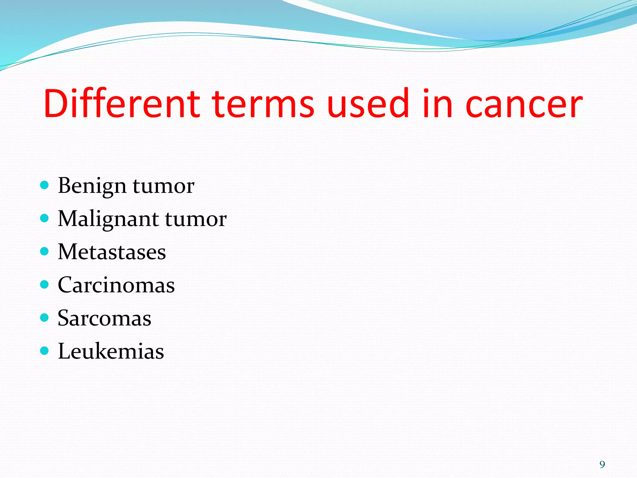 Molecular Basis of Cancer | PPTX