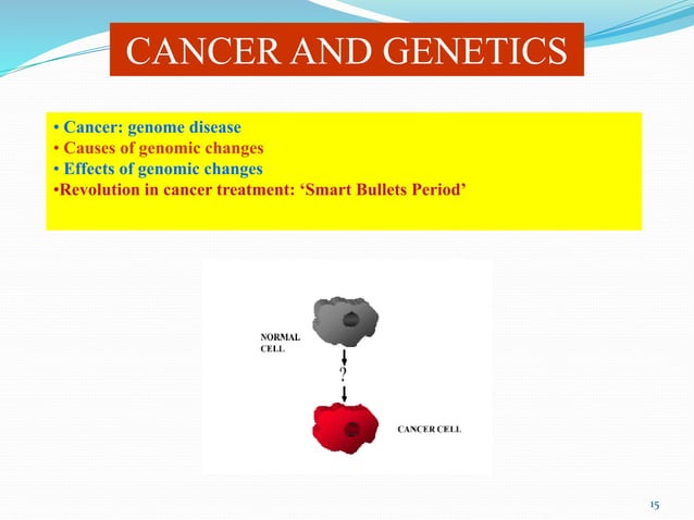 Molecular Basis of Cancer | PPTX | Cancer | Diseases and Conditions