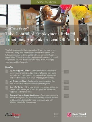 Heartland Payroll Solution - Full Presentation | PDF