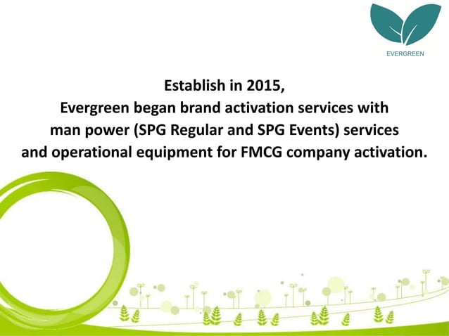 Evergreen Company Profile 200117 | PPT