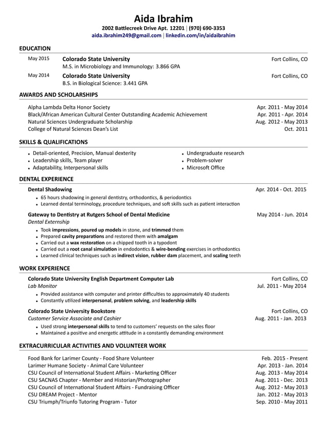 Ibrahim, Aida-CV | PDF