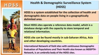 Practical Guide for HDSS Data for Analysis using Stata | PPTX