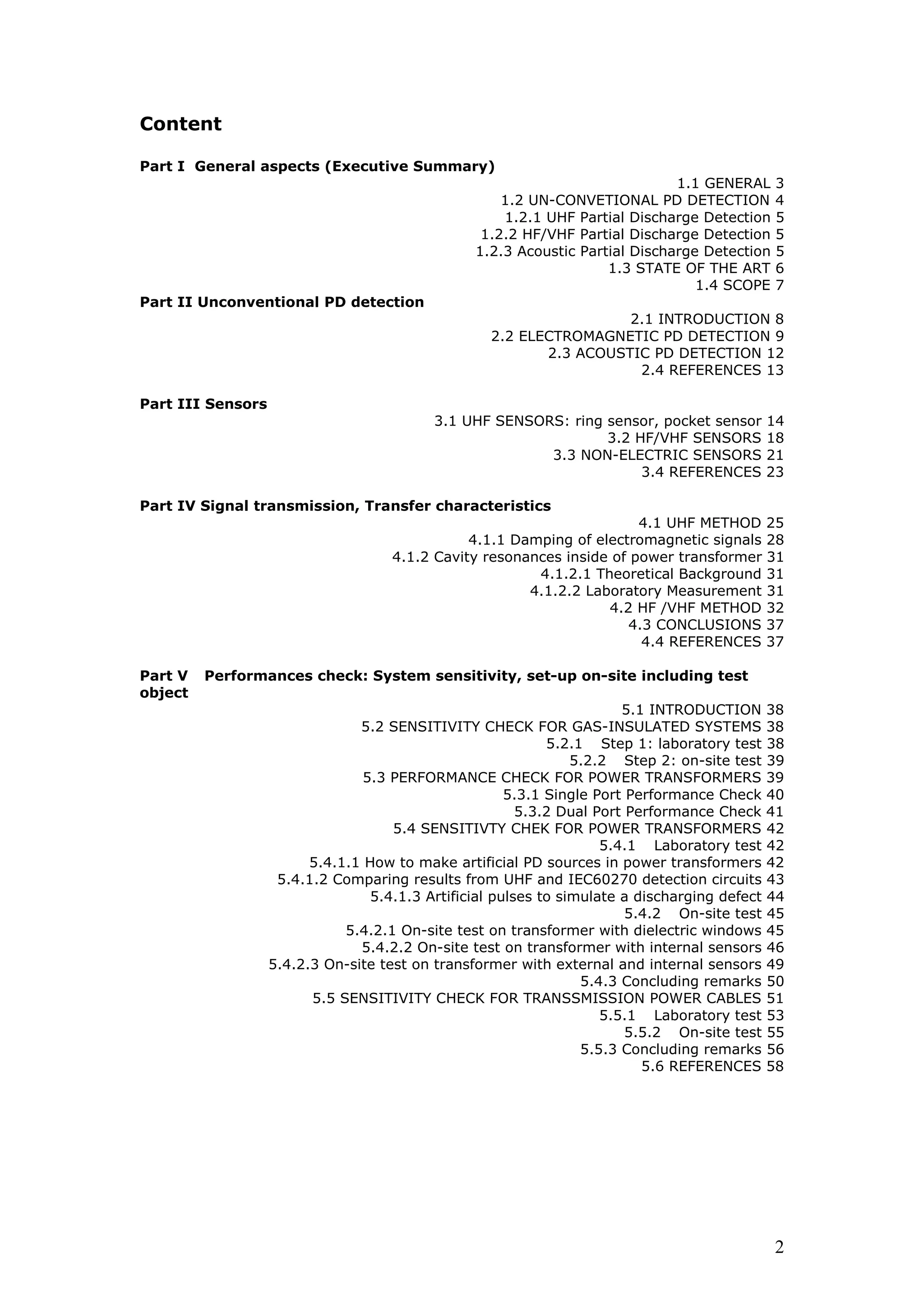 Guidelines for Unconventional Partial Discharge Measurement (CIGRE 444 ...
