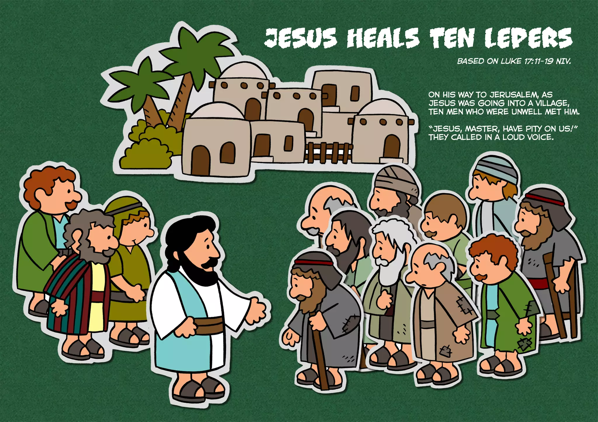 Jesus Heals Ten Lepers | PDF