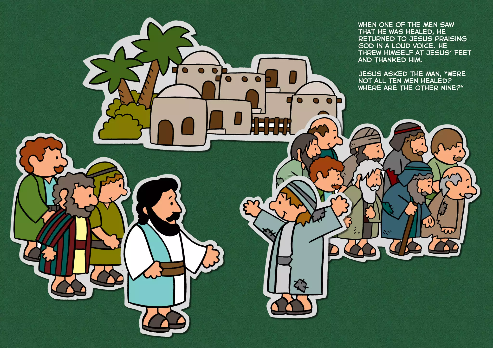 Jesus Heals Ten Lepers | PDF